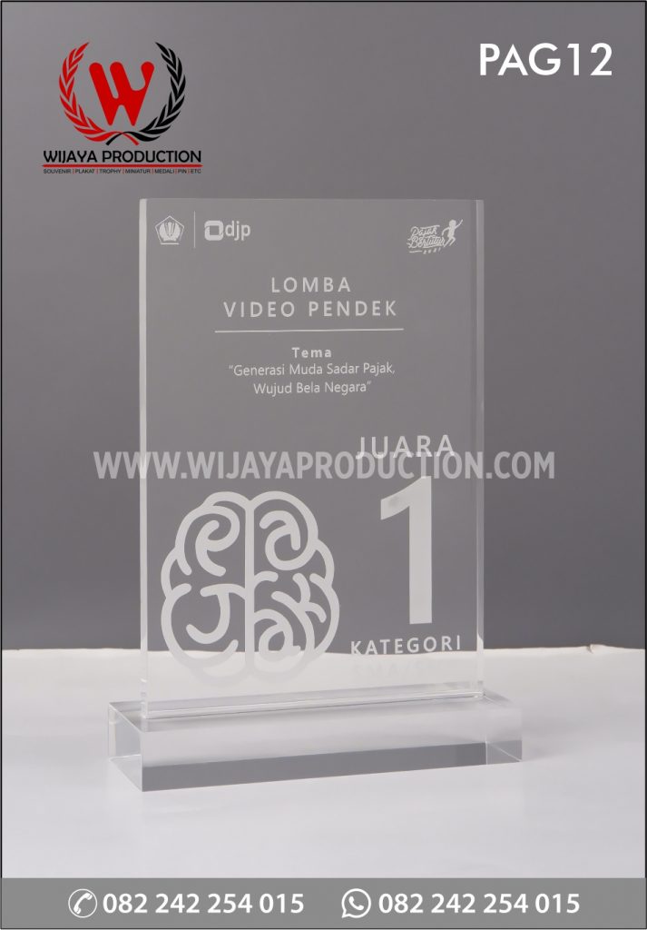 Plakat Akrilik Grafir Tower PLN - Wijaya Production