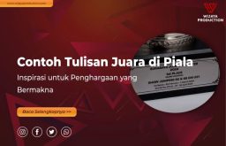 10 Contoh Desain Piala Juara yang Unik dan Elegan
