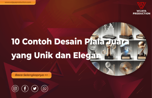 10 Contoh Desain Piala Juara yang Unik dan Elegan